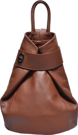 Anna Luchini Kastanienbraun Rindsledertasche