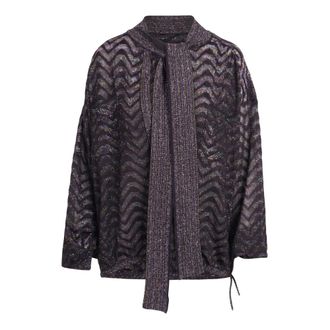 Missoni Zig-Zag-Bluse aus Viskosestrick - - Blouses & Shirts - Damen - Mehrfarbig - L