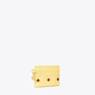 Tory Burch Bunny Knot Kartenetui aus Lackleder