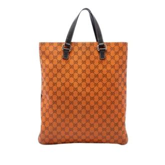 Gucci Sac cabas en toile Pre-owned - Femme - Pre-owned - Orange - Taille: ONE Size