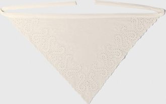 Maje Foulard Triangle &Agrave; Nouer - Blanc - Maje