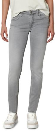 Marc O'Polo Denim Damen Jeanshose mit Stretch-Anteil Slim Fit, Grau (Every Day Grey Wash), W32/L32