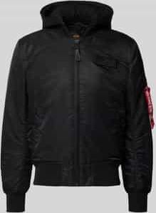 Alpha Industries Regular Fit Bomberjacke mit Kapuze