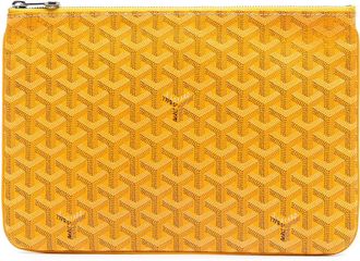 Goyard Clutches - Goyardine Senat MM - Gr. unisize - in Gelb - f&uuml;r Damen