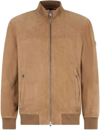 Peuterey Homme, Vestes, Brun, Taille: M Blouson aviateur en daim