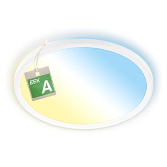 Briloner EEK A LED Panel Effizient mit 11W bei 2400lm, ca. 50.000h Licht, flach, CCT, indirektes Licht, LED Lampe, Deckenleuchte, Wohnzimmerlampe, Deckenlampe,