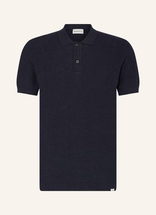 Nowadays Nowadays Strick-Poloshirt blau