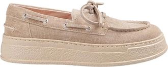 AGL Agl, Femme, Chaussures, Beige, Taille: 38 1/2 EU Mocassin Giuly en daim