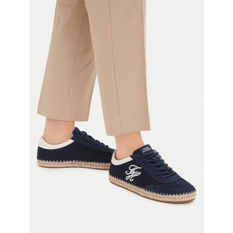 Tommy Hilfiger Espadrilles Tommy Hilfiger Th Heritage Rope Sneaker FW0FW09406 Dunkelblau