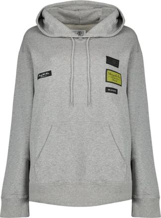 Maison Margiela Femme, Sweatshirts et sweats &agrave; capuche, Gris, Taille: 40 FR SweaT-shirt &agrave; capuche