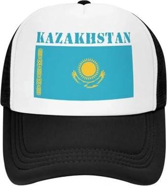 Generic Casquette de Baseball personnalis&eacute;e Drapeau du Kazakhstan Style Hip hop Unisexe Ajustable id&eacute;ale pour Le Printemps et Les Loisirs Plein air Sportifs A