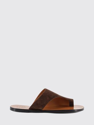 ATP Atelier Flache Wildleder-Zehentrenner-Sandalen von