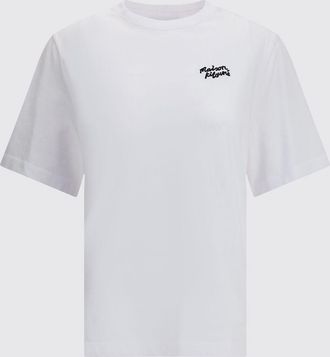 Maison Kitsun&eacute; T-Shirt Damen Farbe Wei&szlig;