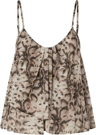 Pinko Pinko, Femme, Tops, Beige, Taille: 42 FR Udine Top