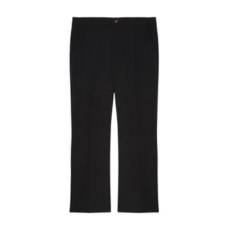 Elena Miro Flare Kick Hose aus recyceltem Stoff - - Trousers - Damen - Schwarzk - 3XL