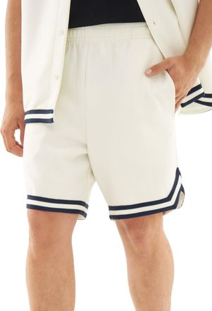 Johnny Urban Kurze Hose Herren Weiß - Parker - Shorts mit Kordelzug - 260 GSM Stoffgewicht - Casual Basketball Shorts mit Taschen - Elastischer Bund - Freizeit Sto