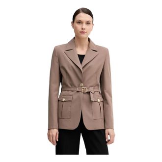 Gaud&igrave; G&uuml;rtel-Taschen-Blazer - - Jackets - Damen - Braun - M