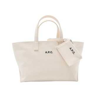 A.P.C. A.p.c., Femme, Sacs, Beige, Taille: ONE Size Le Drummer Toile Small