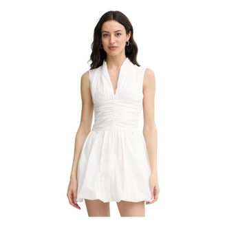 Liu Jo Mini-robe &agrave; effet bouffant - Femme - Robes - Blanc - Taille: 40 FR