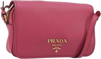Prada Sac bandouli&egrave;re vintage doccasion - Femme - Pre-owned - Rose - Taille: ONE Size