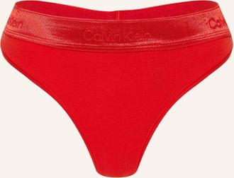 Calvin Klein String Icon Cotton Modal Metallic rot