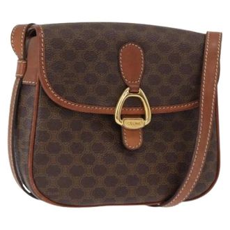 Celine Sac bandouli&egrave;re Vintage Pre-owned - Femme - Pre-owned - Brun - Taille: ONE Size