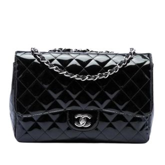 Chanel Pre-owned Quilted Patent Shoulder Bag - - Pre-owned - Damen - Schwarzk - ONE SIZE
