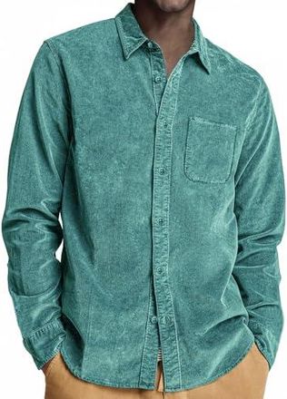 Generic Chemises pour homme adulte &agrave; manches longues r&eacute;tro d&eacute;lav&eacute;es et boutonn&eacute;es d&eacute;contract&eacute;es pour les vacances, les affaires, les mariages, le travail, ver