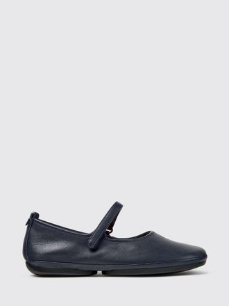 Camper Right Nina Mary Jane Ballerinas aus Kalbsleder mit Klettverschluss