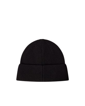 Champion 806436 Wool-Blend Ribbed Knit Beanie - Black