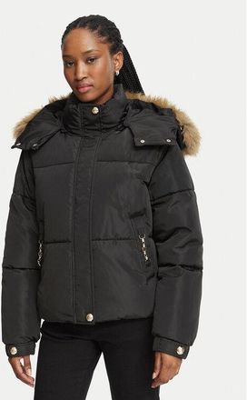Fracomina Winterjacke FP26WC3006O45801 Schwarz Slim Fit