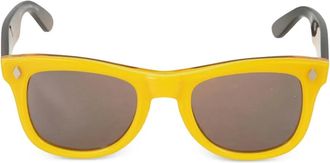 K&agrave;dor lunettes de soleil Voyager &agrave; monture g&eacute;om&eacute;trique - Jaune