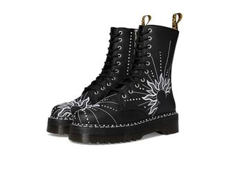 Dr. Martens Jadon Hi Solar Flare Unisexe Adulte, noir, 10 Women/9 Men
