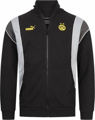 Puma Borussia Dortmund BVB FtblArchive Herren Schwarz Track Jacket
