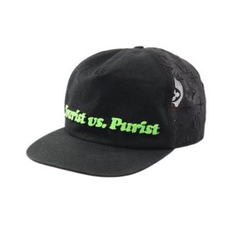 Louis Vuitton Pre-owned Casket MeshLV Message Cotton Leather Cap - Homme - Pre-owned - Noir - Taille: ONE Size