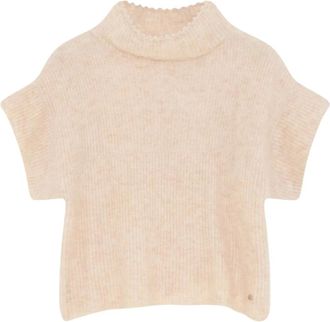 Gustav Cape en maille - Femme - Vestes - Beige - Taille: 36 FR