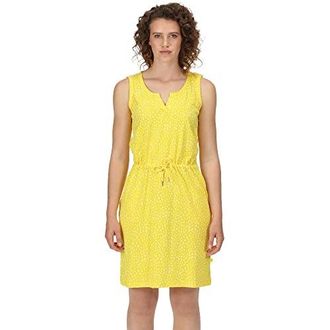 Regatta Fahari Robe, Maize Yellow Ditsy, 40 Femme