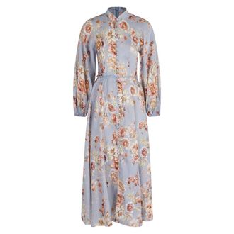 Zimmermann Femme, Robes, Multicolore, Taille: 42 FR Awaken Billow Midi Dress