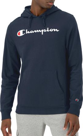 Champion Herren, Midweight, Soft and Comfortable T-Shirt Hoodie for Men Kapuzenpullover, Navy, X-Large