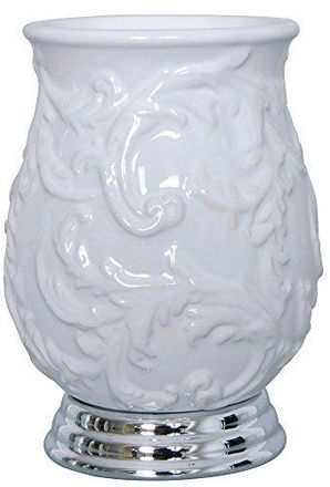 Spirella 40.06894 Mylene Goblet Badezimmer Dolomite weiß 9 x 9 x 12 cm