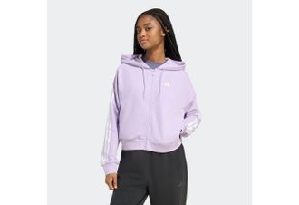adidas Kapuzensweatshirt ESSENTIALS 3-STREIFEN FRENCH TERRY
