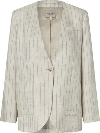Masai Femme, Vestes, Beige, Taille: 44 FR Blazers