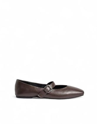 NA-KD Ballerines &agrave; bride - Marron