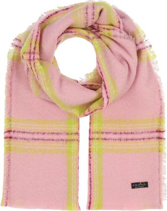 Fraas Cashmink Schal 63 x 200 cm - Weicher als Kaschmir - Made in Germany - Stola kariert für Damen - Perfekt für Herbst und Winter Lotus