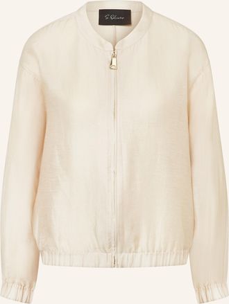 s.Oliver Black Label S.Oliver Black Label Blouson Mit Leinen beige