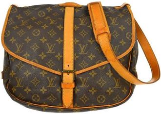 Louis Vuitton unisex, Pre-owned, Brun, Taille: ONE Size Sac &agrave; main Saumur Pre-owned