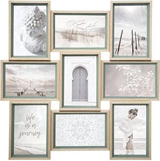 Atmosphera Atmosphera - P&ecirc;le - m&ecirc;le Moly - bois et verre - 9 photos - Vert