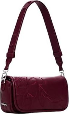 Desigual Accessoires PU à Travers Le Sac de Corps, Femme, Rouge, One Size