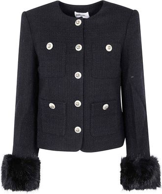 Self Portrait Veste Casual - Noir