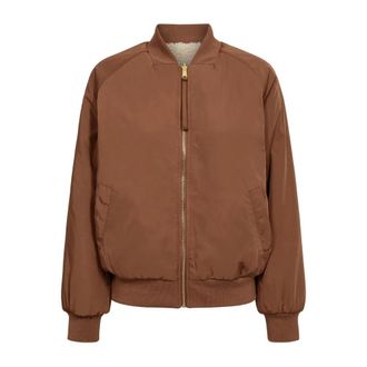 N&uuml;mph &Uuml;bergangsjacke Nuetera reversible - - Jackets - Damen - Braun - S